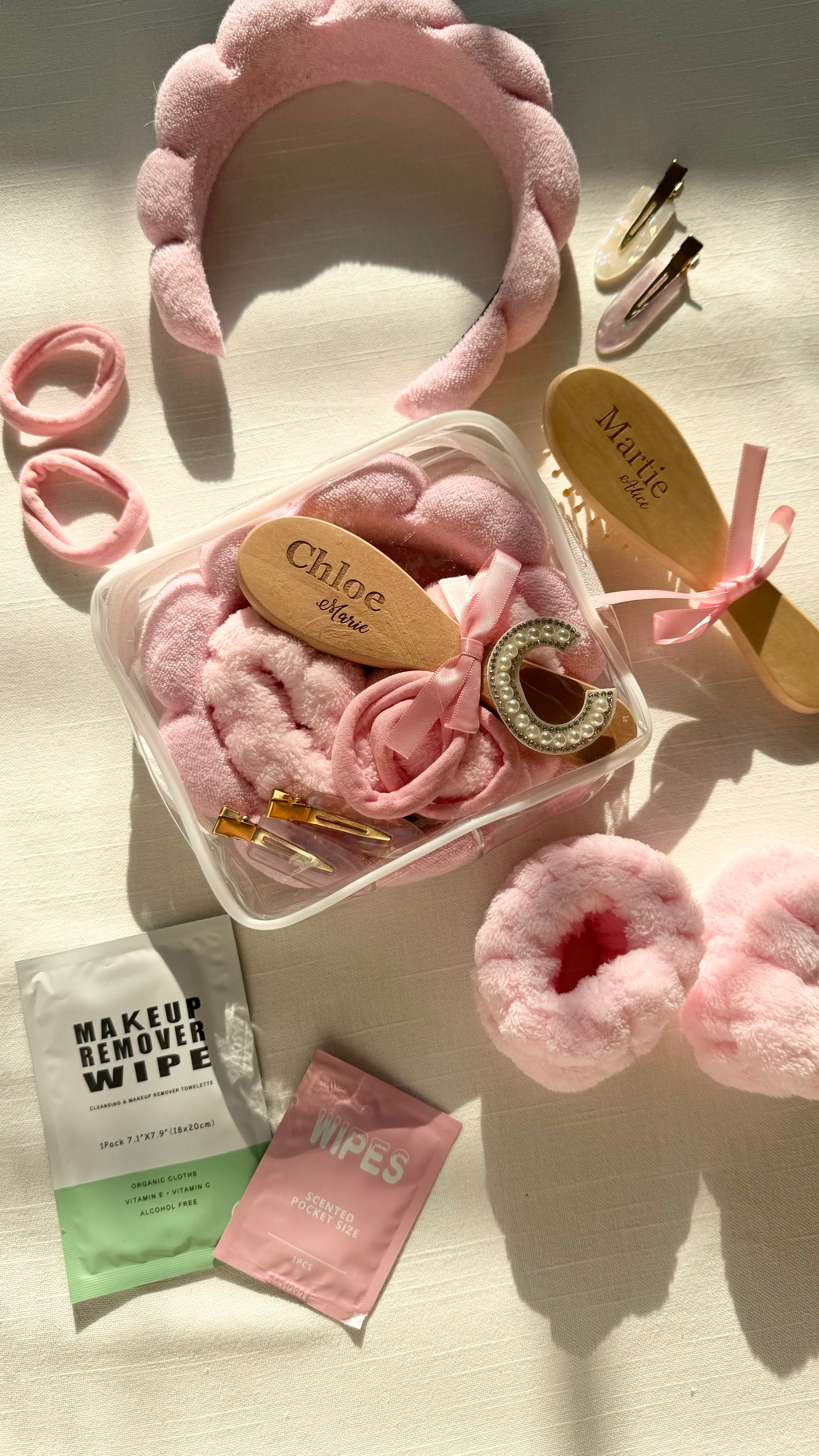 Personalized Makeup Bag Gift Set for Tween Girl Birthday Gift for Spa ...