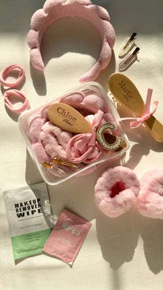 Personalized Makeup Bag Gift Set for Tween Girl Birthday Gift for Spa ...