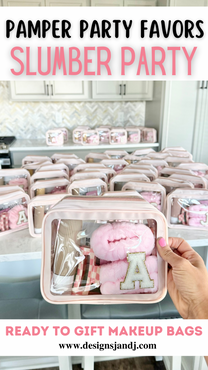 Slumber Party Kit Makeup Bag Spa Party Favor – J&J Designs